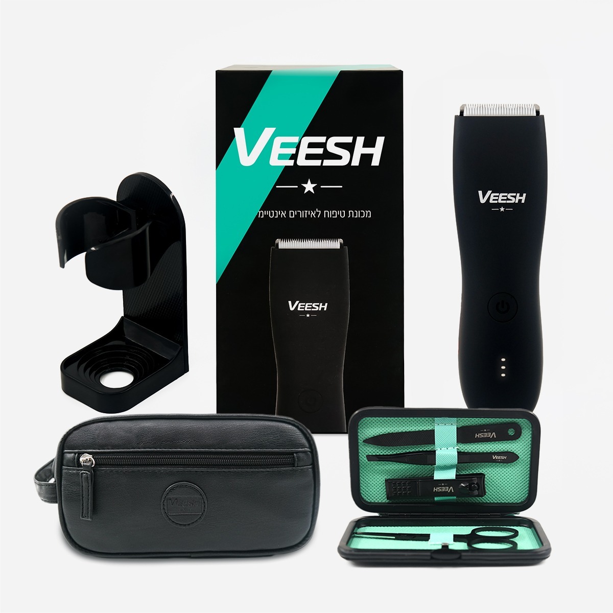 מתלה למכונה - Veesh - מכונת גילוח לגברים ונשים